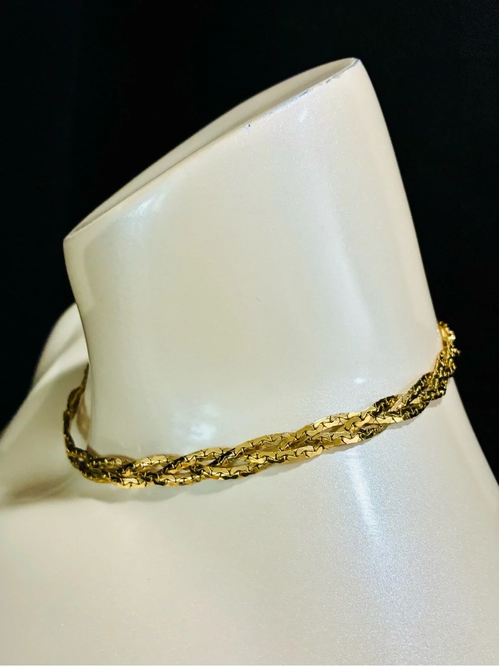 Napier | Jewelry | Napier Gold Braided Textured Choker Necklace | Poshmark